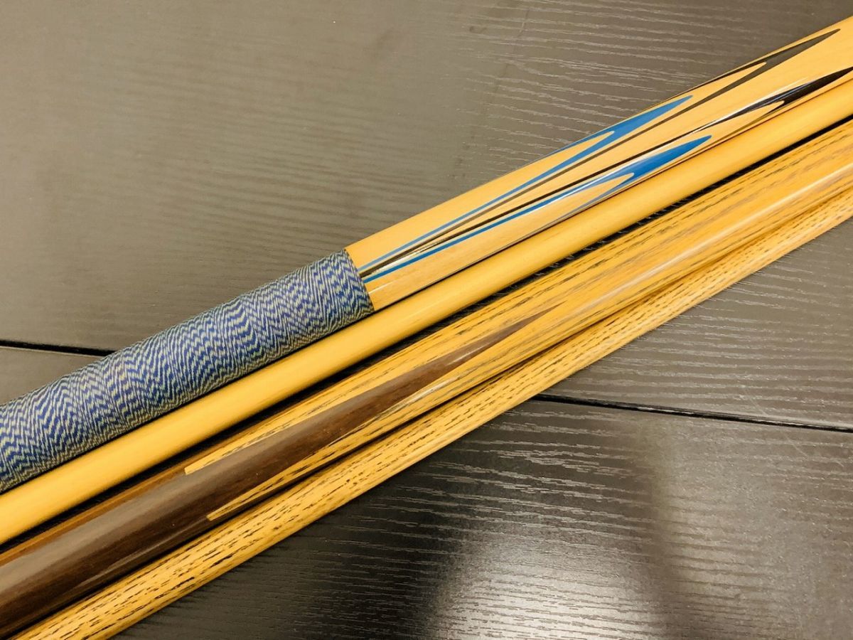 H240-I16-871 Adam Custom Cues など ビリヤード キュー 2点セット 長さ約144.5/146.5cm ④ ...