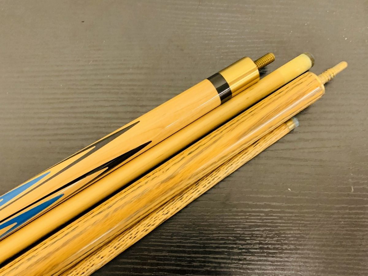 H240-I16-871 Adam Custom Cues など ビリヤード キュー 2点セット 長さ約144.5/146.5cm ④ ...