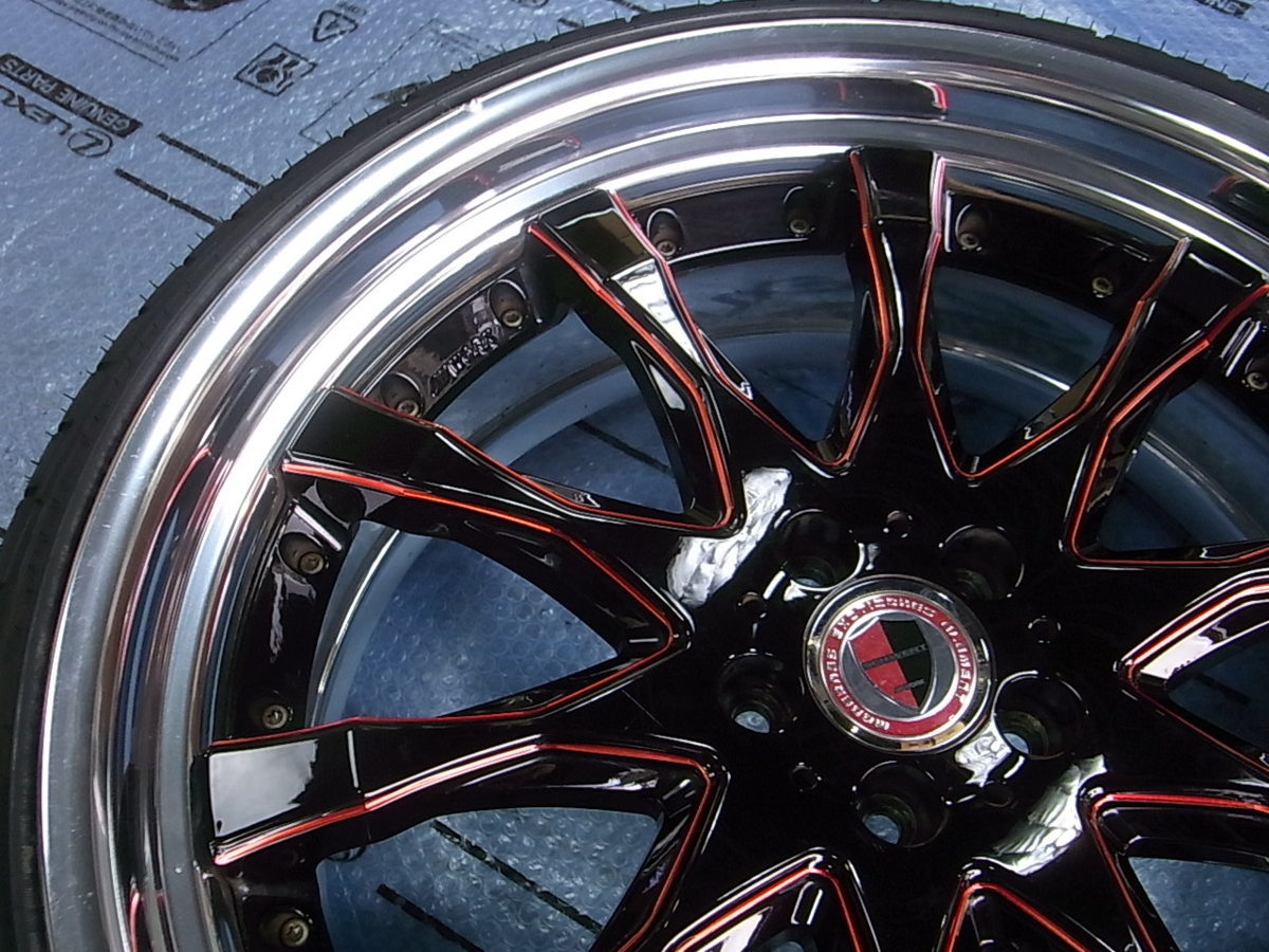 WORK ワーク SCHWERT シュヴァ―ト SC2 BRL 20インチ 9J +38 5H PCD 100 レッドライン アルミホイール 1本 ATR SPORT 235/30R20(5穴 ...