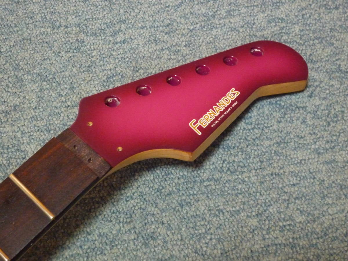 フレットすり合わせ済み 1990年製 FERNANDES FR-65 Long Scale 24F NECK Purple Sunburst ...