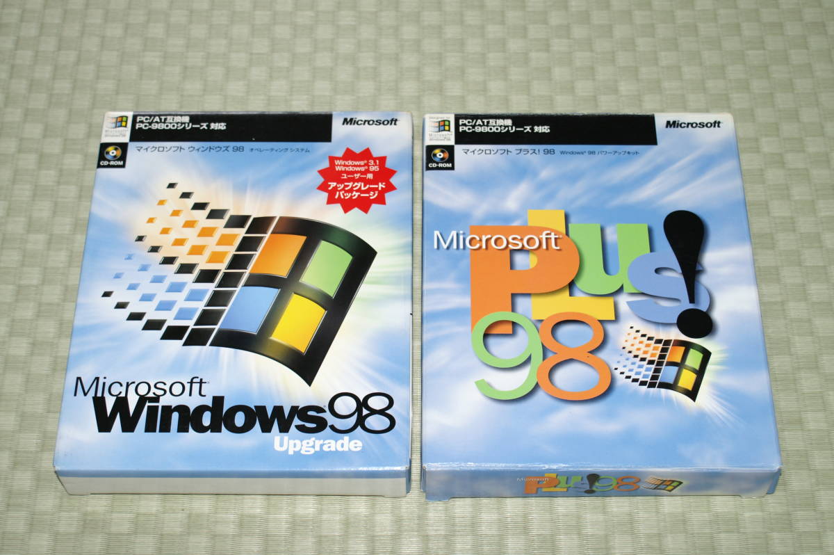 マイクロソフト Up Windows98 アップグレード ＋ SEアップデート ＋ Microsoft プラス98 PC/AT互換機(Windows 98)｜売買されたオークション情報 ...