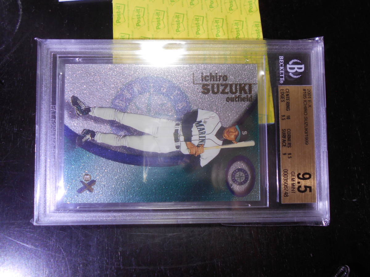 イチロー FLEER E-X 2001 RC BGS9.5 GEM MINT 鑑定極(Fleer、Sky Box)｜売買されたオークション情報、yahooの商品情報をアーカイブ公開 ...