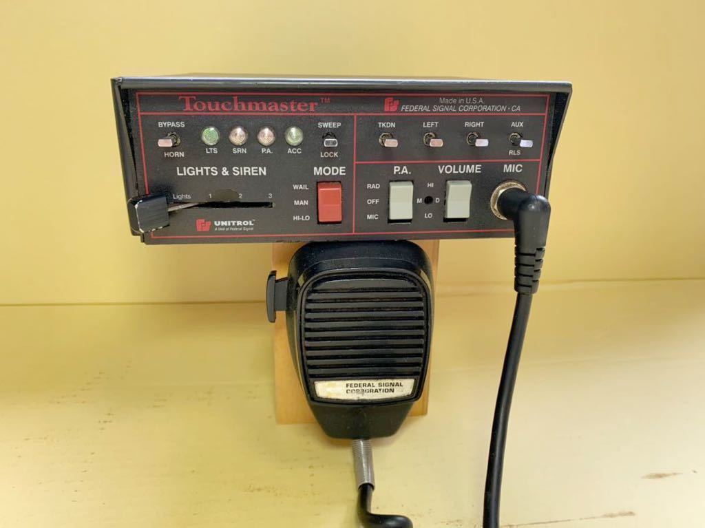 Federal Signal社製 サイレンアンプ Unitrol Touchmaster Siren Model UTM4 12v 100w ...