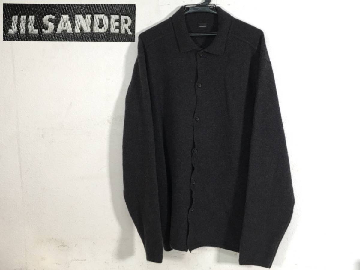 BA1/13 JILSANDER カーディガン 厚手 グレー 48 アウター ウール ハイネック ジルサンダー グレー系(ジャケット、上着)｜売買されたオークション情報、yahooの商品情報を ...