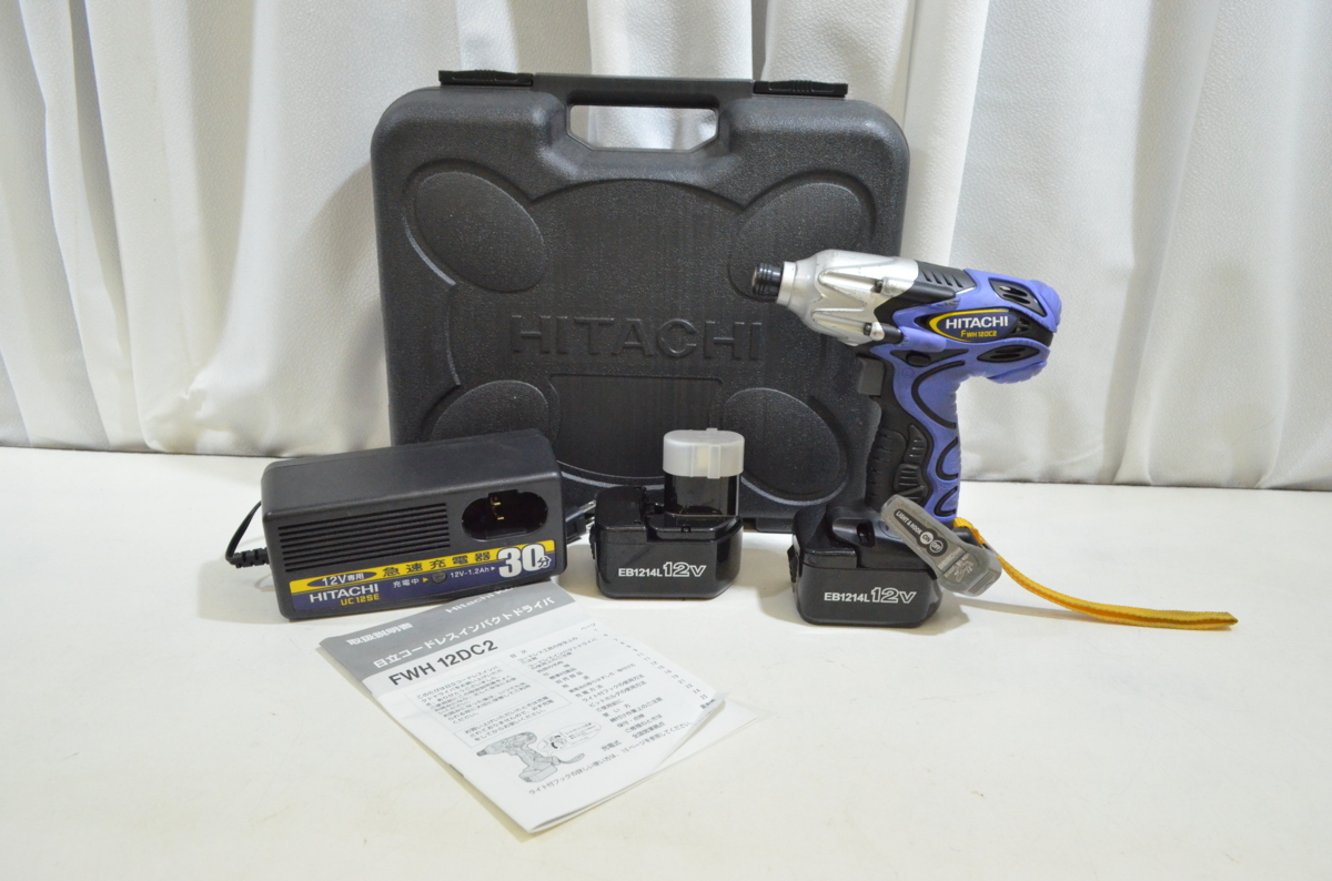 HITACHI KOKI コードレスインパクトドライバー 12V FWH 12DC2 2ssk 日立 電動工具(本体)｜売買されたオークション ...