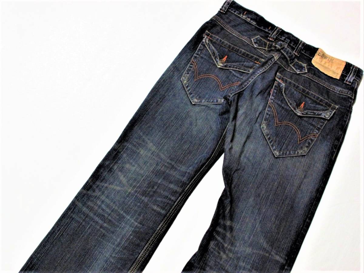 EDWIN エドウィン デニムパンツXVS サイズ34 W実寸約90cm 出品番号204(W34)｜売買されたオークション情報、yahooの商品情報をアーカイブ公開 - オークファン ...