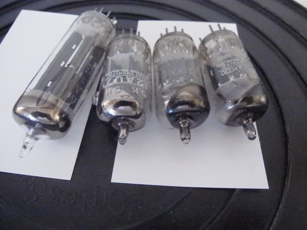 FOR THORENS PR15 TUBE トーレンスPR15用真空管 12AX7=2本 12AU7=1本 EZ81/6CA4=1本(真空管 ...