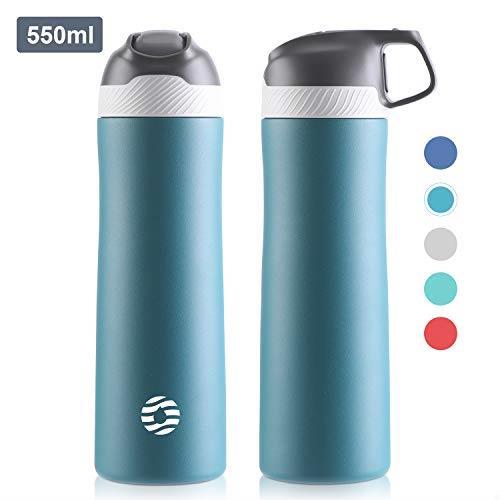 FEIJIAN 550ml 水筒 真空断熱 ワンタッチ ストロー スポーツ ボトル 直飲み 広口 保温 保冷 両用 ステンレスボトル グリーン(その他)｜売買されたオークション情報、yahoo ...