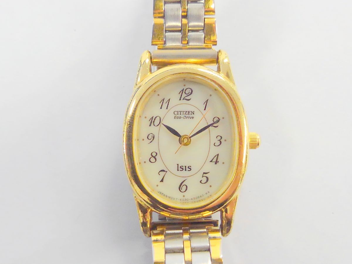 C432-I16-1869 CITIZEN シチズン エコドライブ ISIS アイシス E030-K16539 レディース ソーラー 稼働⑰(その他)｜売買されたオークション情報、yahooの ...