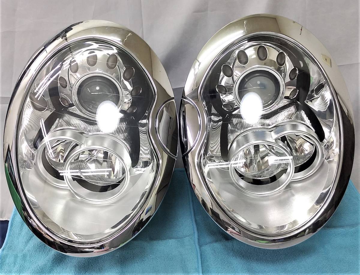 T24 BMW MINI mini ミニ クーパーS 後期純正ヘッドライト(リペア済) R50 R52 R53 MINIクーパーS コンバーチブル（FF⁄7AT）試乗記 あのヤンチャさが