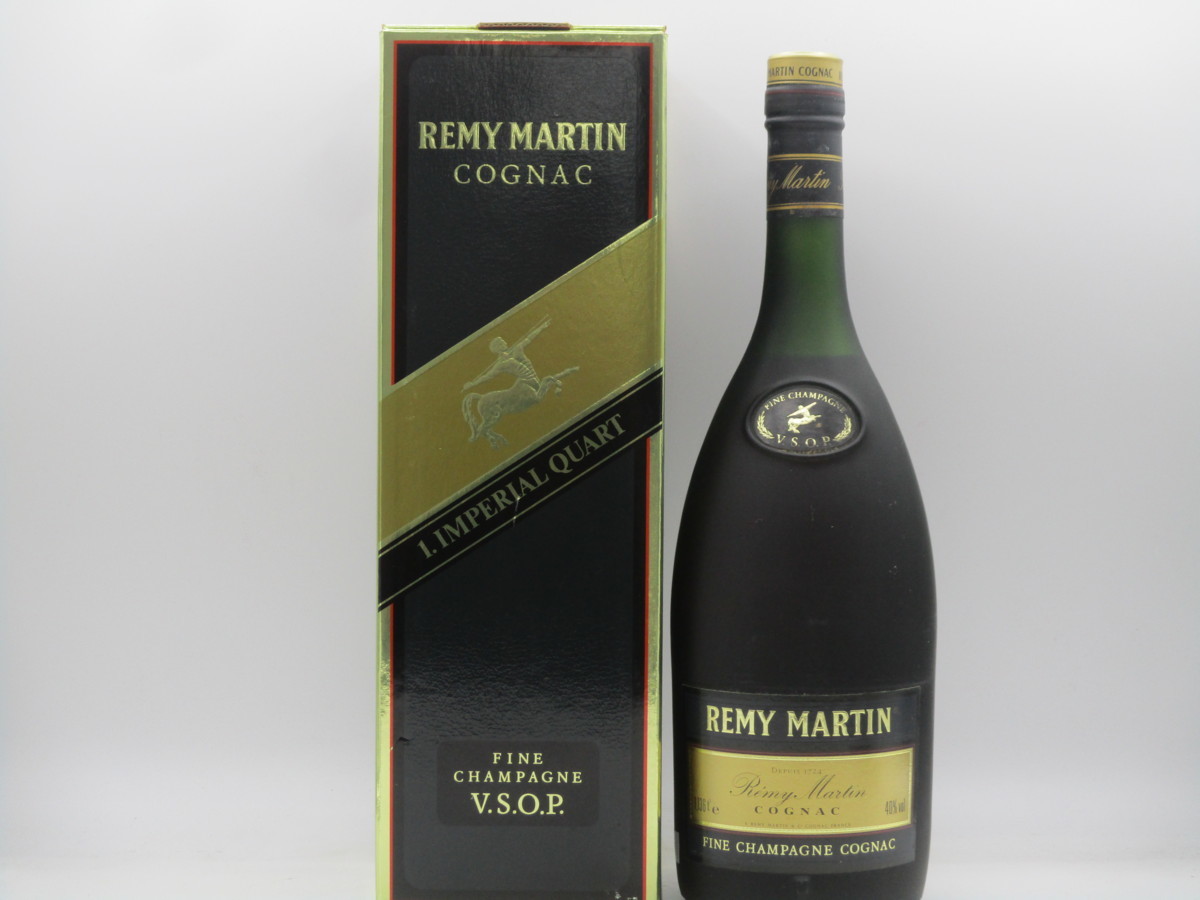 同梱OK商品 REMY MARTIN VSOP レミーマルタン VSOP ブランデー 1.IMPERIAL QUART 1136ml 箱入 ...