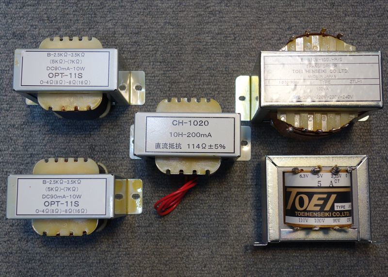 東栄変成器 電源トランス ZTU-1 J-635 / 出力トランスOPT-11S×2個 / チョークコイルCH1020 セット(パーツ、部品)｜売買されたオークション情報、yahooの商品情報 ...