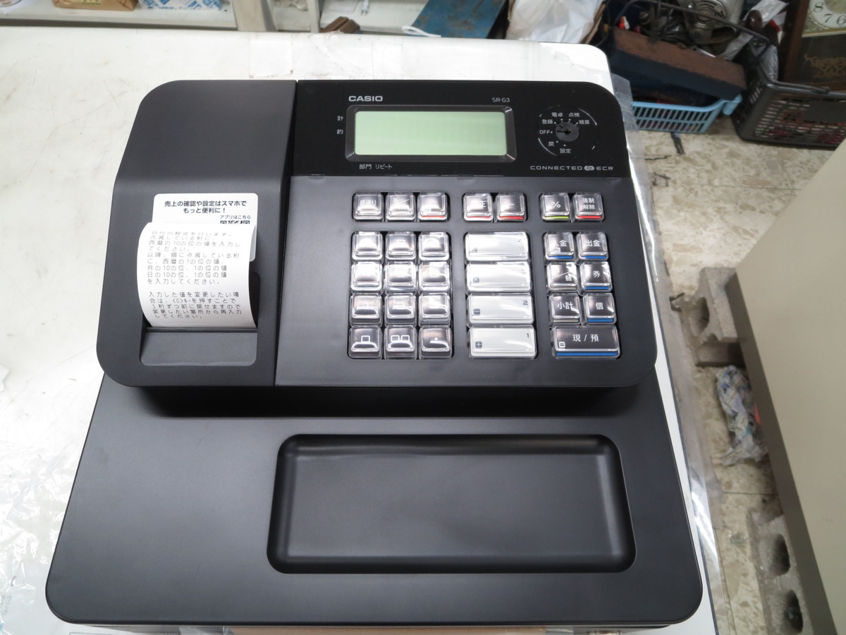 CASIO レジスター SR-G3-BK 説明書付 Bluetooth搭載 スマホ対応 札(レジスタ)｜売買されたオークション情報、yahooの商品情報をアーカイブ公開 - オークファン ...