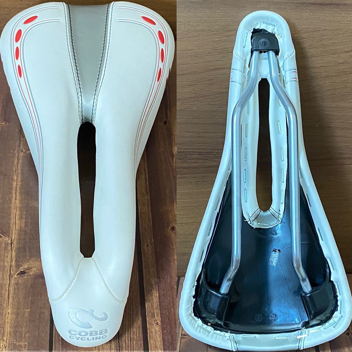 使用少 COBB cycling V-Flow Max TTトライアスロン向き前乗り向けサドル カラー:ホワイト白 コブ/コーブサイクリング ...