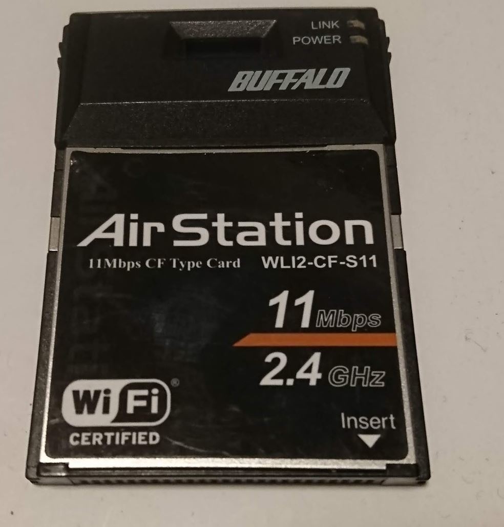 バッファロー AirStation 11Mbps無線LAN コンパクトフラッシュ用無線LANカード WLI2-CF-S11(無線LAN)｜売買 ...
