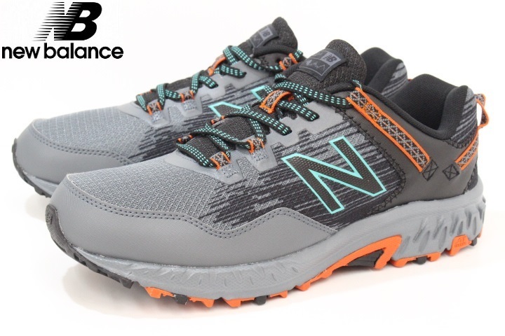 幅広 ニューバランス メンズ トレイルランニングシューズ NB 4E new balance MT410 RC6 GRAY/RED 26cm ...