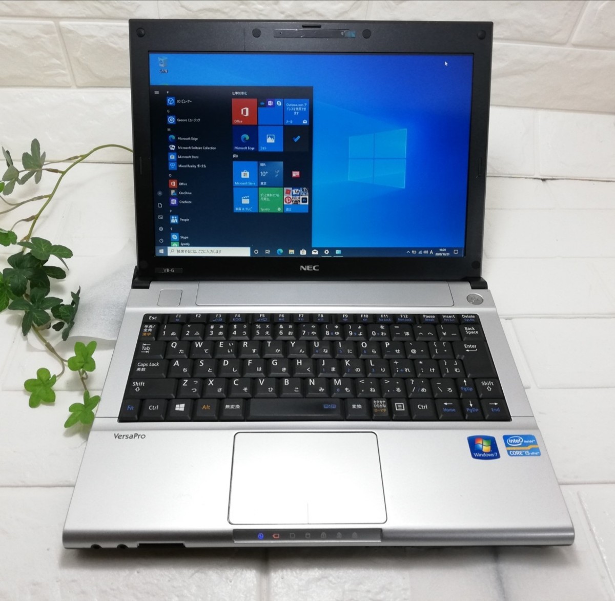 NEC VersaPro VB-G/VK27MB-G/Core-i5 +6GBメモリ320GB-HDDを搭載 認証 Windows10pro ...