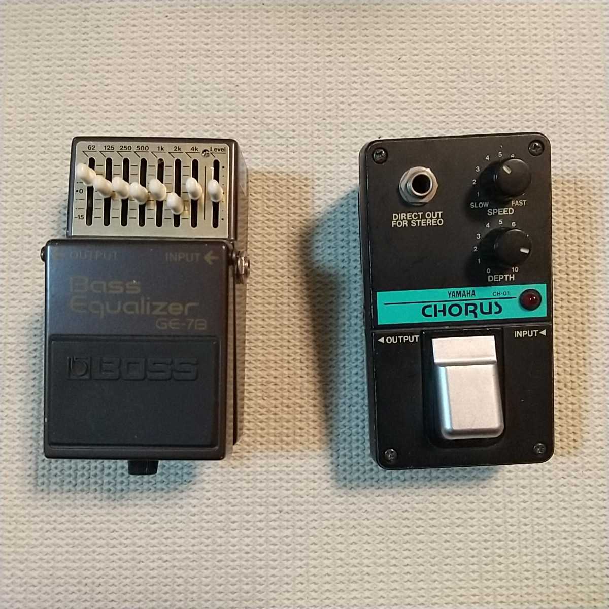 ジャンク2個セット BossベースイコライザーGe-7B YAMAHA Chorus ch-01(その他)｜売買されたオークション情報 ...