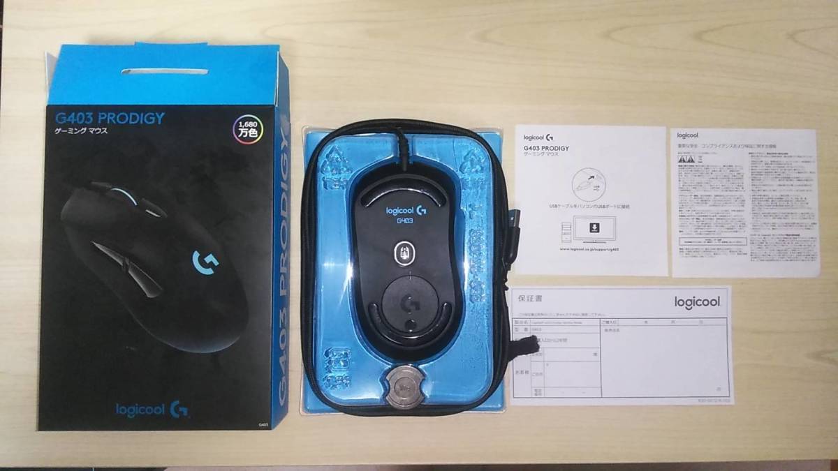logicool ロジクール ゲーミング マウス G403 PRODIGY M-U0049(USBマウス)｜売買されたオークション情報、yahooの商品情報をアーカイブ公開 - オークファン ...