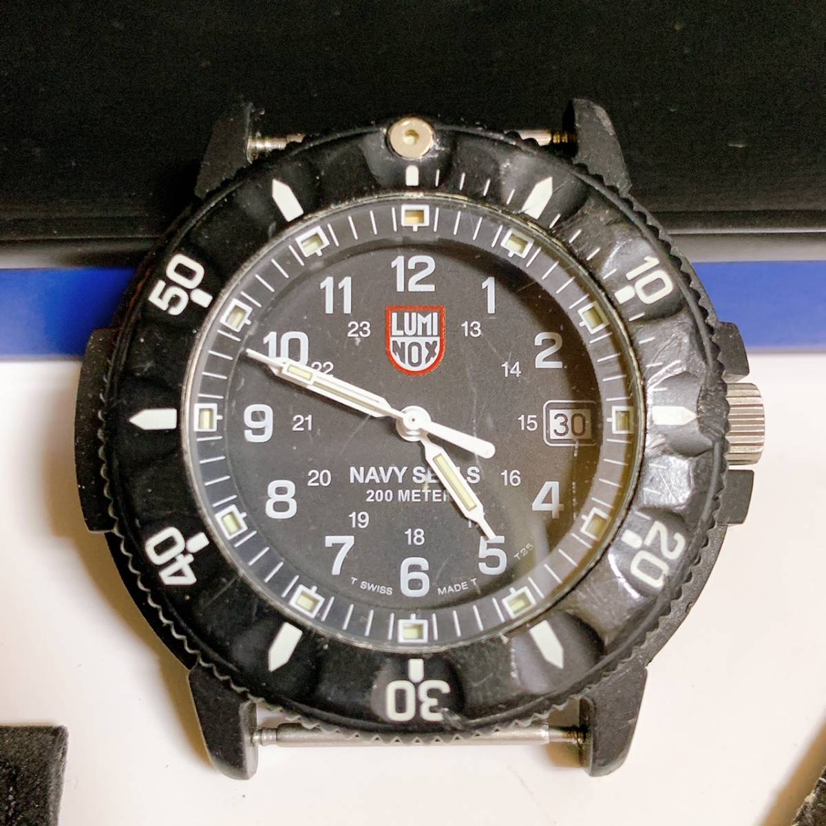LUMINOX ルミノックス 3-HMBM Series 3900 電池交換済み 稼働品 クォーツ式 3針 アナログ デイト 腕時計 ウォッチ ...