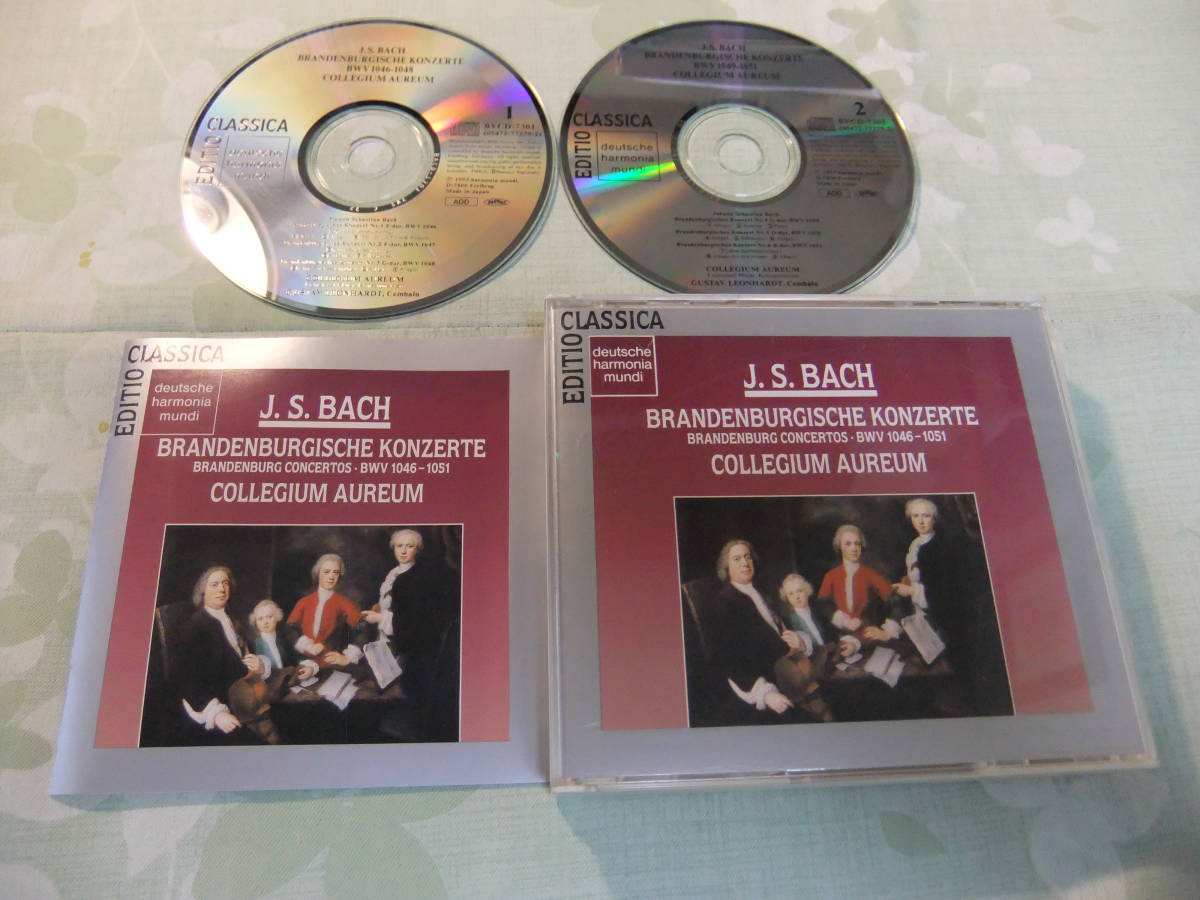 DHM BVCD-7301/2 バッハ:ブランデンブルク協奏曲全集2cd G レオンハルト cemb指揮 コレギウム アウレウム合奏団 F マイアー コンマス(協奏曲)｜売買されたオークション ...
