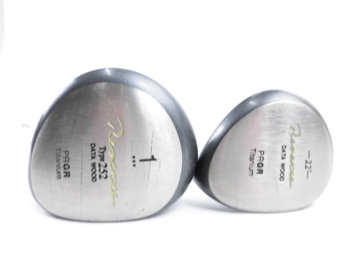 ∞全商品SALE中 レディース PRGR プロギア Reverse type252 1W FW 純正 シャフト DATA50 M-34 A 2本セット セット カバー付 K1910(セット ...