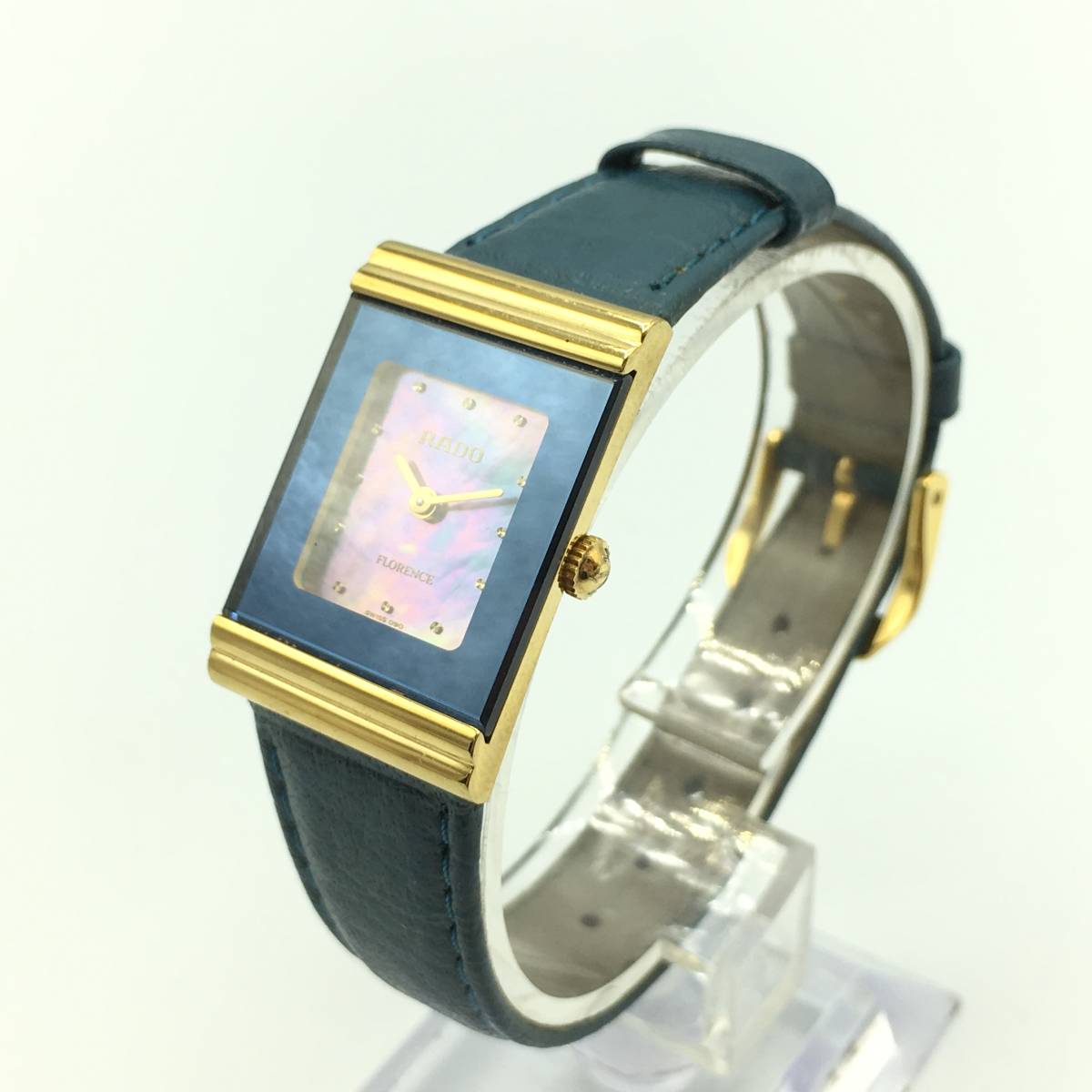 j-396 RADO/ラドー FLORENCE フローレンス シェル盤面 レディース クォーツ 腕時計 レザーベルト 963.3682.2(ラドー)｜売買されたオークション情報、yahooの ...