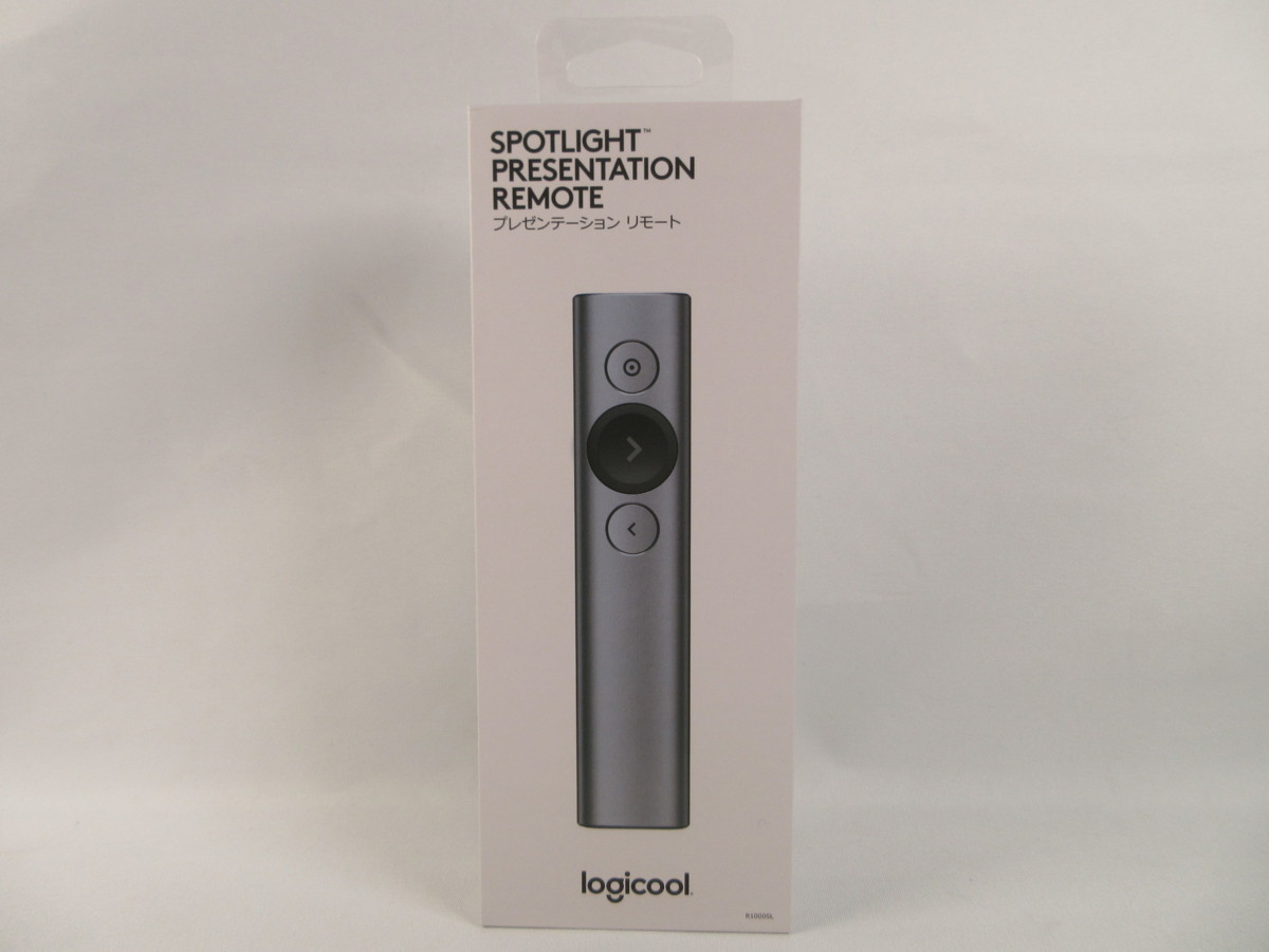 R85736R logicool ロジクール プレゼンテーション リモート SPOTLIGHT PRESENTATION REMOTE スポットライト 指示棒 R1000SL(オフィス用品一般 ...