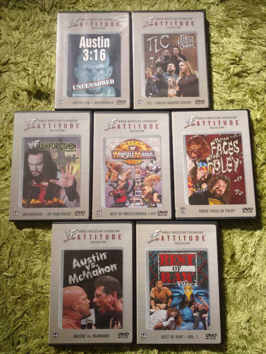DVD WWE THE WWF Attitude Collection 7枚アソート 日本語字幕なし リージョン1(プロレス)｜売買された ...