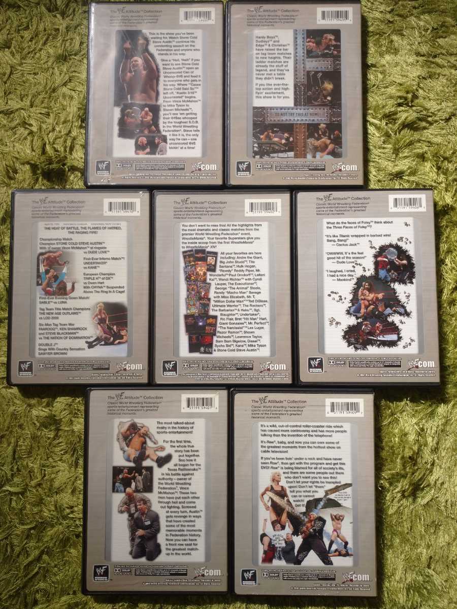 DVD WWE THE WWF Attitude Collection 7枚アソート 日本語字幕なし リージョン1(プロレス)｜売買された ...