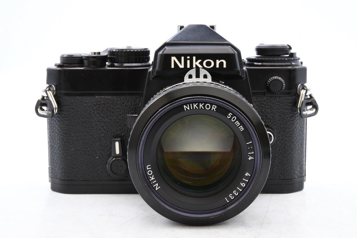 Nikon ニコン FE ブラック + AI NIKKOR 50mm F1.4 MFレンズ Fマウント 一眼レフカメラ用 単焦点｜マニュアルフォーカス