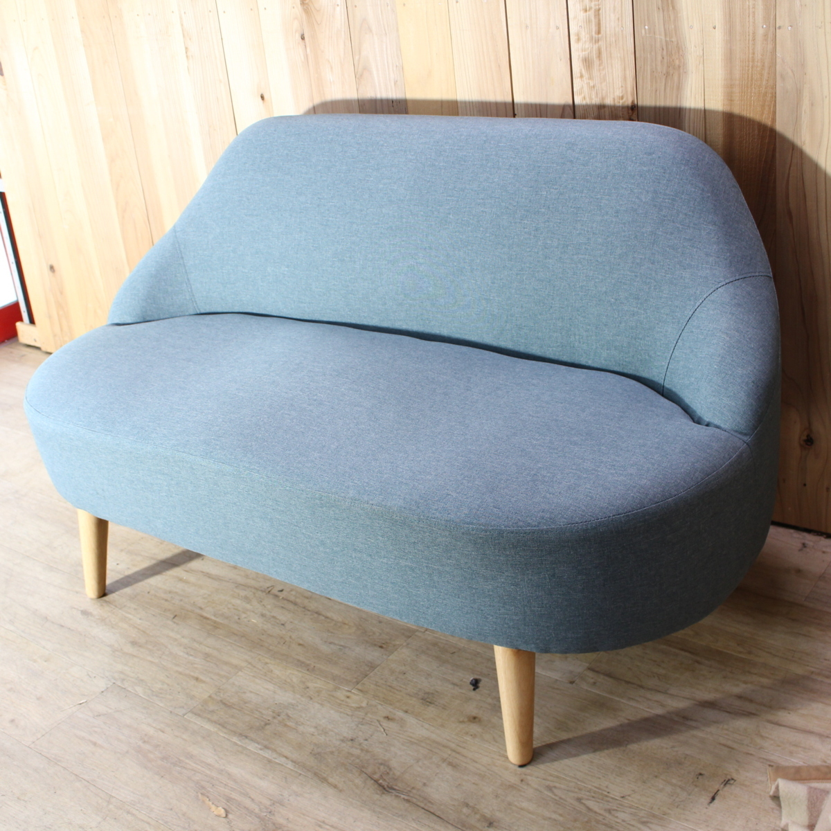 店R620 NOCE 2Pソファ ブルー 1637B 2人掛け コンパクト 丸みデザイン ノーチェ 布製(布製)｜売買されたオークション情報、yahooの商品情報をアーカイブ公開 ...