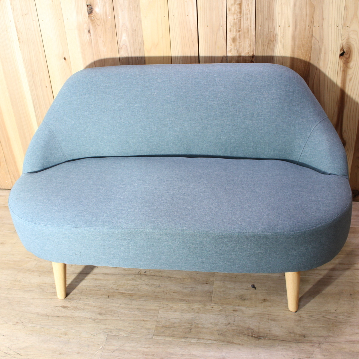 店R620 NOCE 2Pソファ ブルー 1637B 2人掛け コンパクト 丸みデザイン ノーチェ 布製(布製)｜売買されたオークション情報、yahooの商品情報をアーカイブ公開 ...