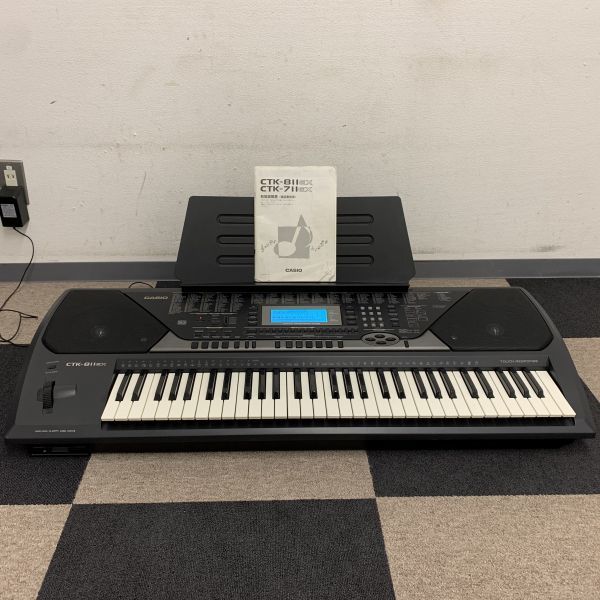 E822-I27-369 CASIO カシオ 61鍵 5オクターブ キーボード CTK-811EX ケース付 音出し ②(カシオ)｜売買された ...