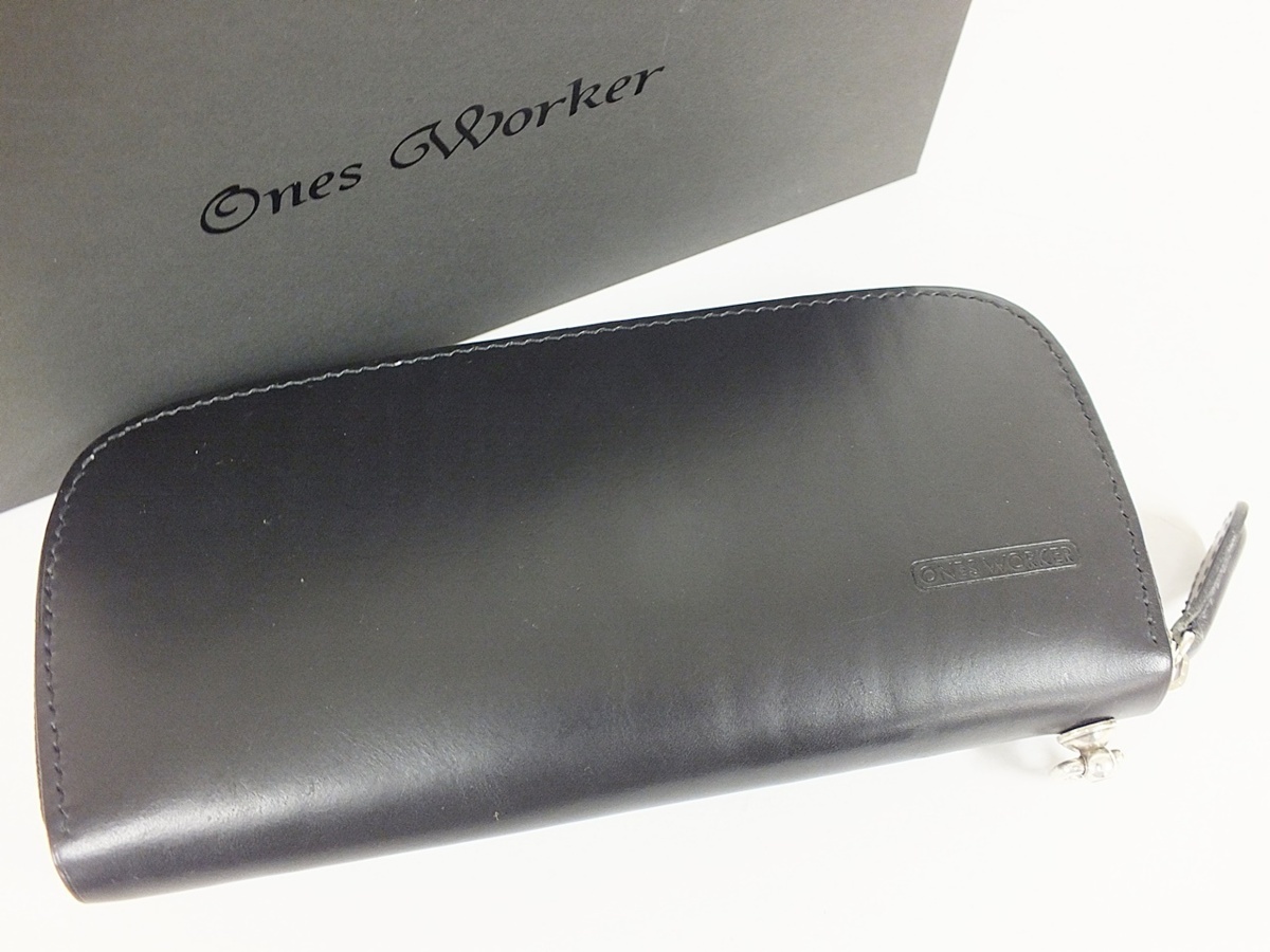 15A-35-004-1 Ones Worker ワンズワーカー ラウンドウォレット 長財布 ブラック(長財布（小銭入れあり）)｜売買されたオークション情報、yahooの商品情報をアーカイブ ...
