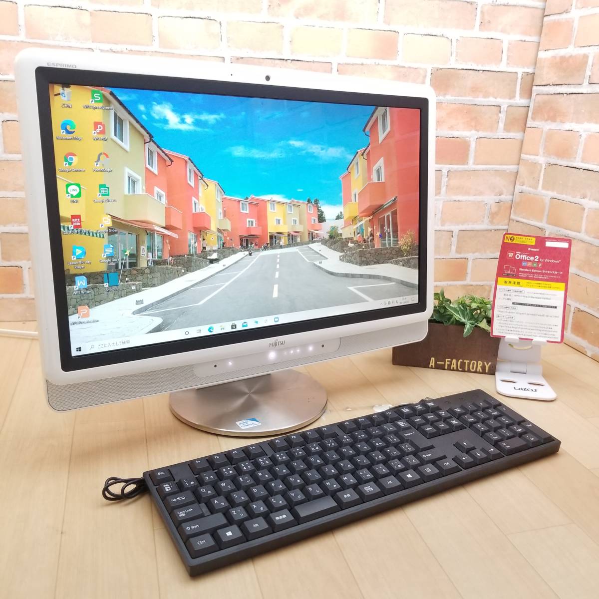 HDD1TB/メモリ4GB/webカメラ/無線 Wi-Fi/最新Office搭載/Win10/高性能Dual-Core T3300搭載 ...