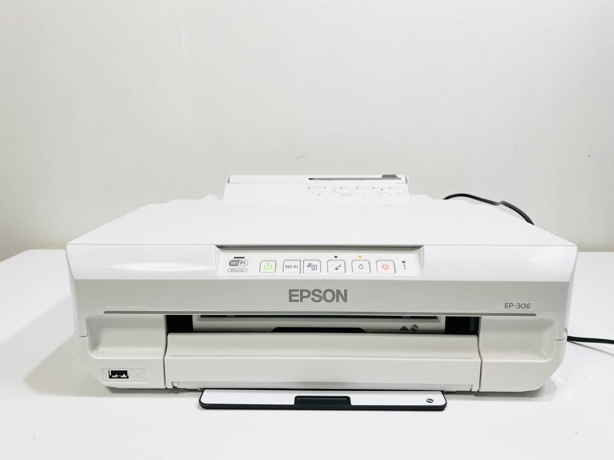 EPSON EP-306 カラリオ スマホプリント 無線 有線 現状品(A4プリンタ)｜売買されたオークション情報、yahooの商品情報を ...