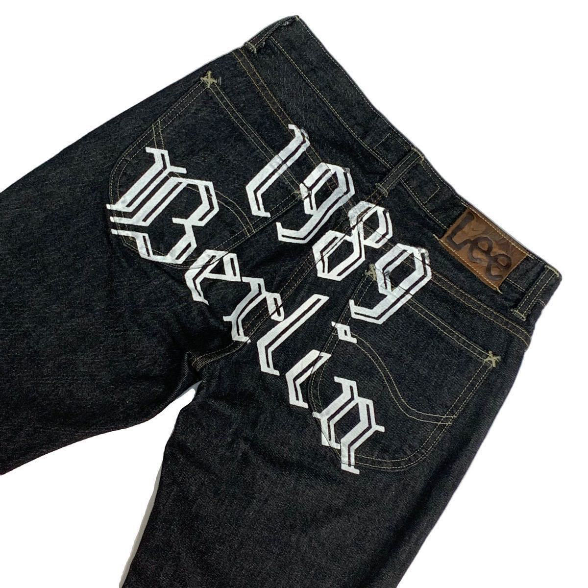 563h Lee リー BIRTH PROJECT ストレートデニム W30 ウエスト76cm デニム ジーパン ジーンズ 黒 ブラック ...