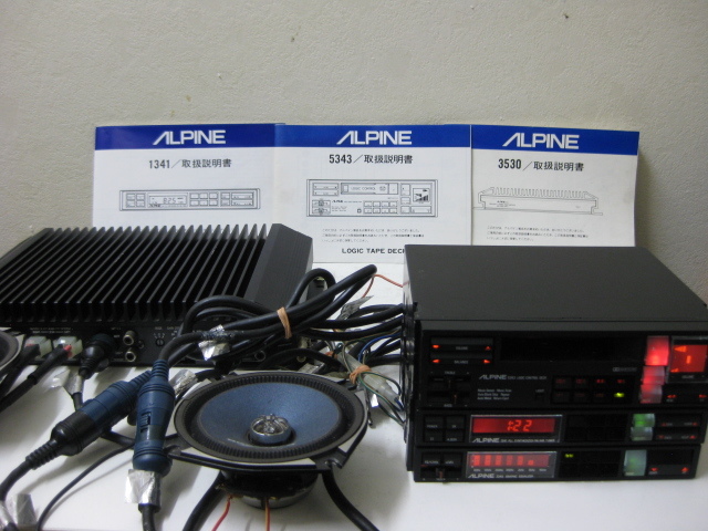 ALPINE アルパイン カセットデッキ 5343 イコライザー 3345 チューナー 1341 パワーアンプ 3530(カーオーディオ)｜売買されたオークション情報、yahooの商品情報を ...