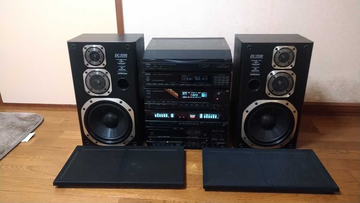 Victor ビクター コンパクトディスクステレオシステム Creation DC-5500 システムコンポ バブルコンポ 現状品(その他)｜売買されたオークション情報、yahooの商品情報を ...
