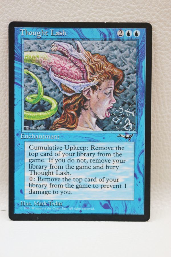S453H 084 MTG マジック ザ ギャザリング Thought Lash プレイ用 英語版(青)｜売買されたオークション情報、yahooの商品情報をアーカイブ公開 - オークファン ...