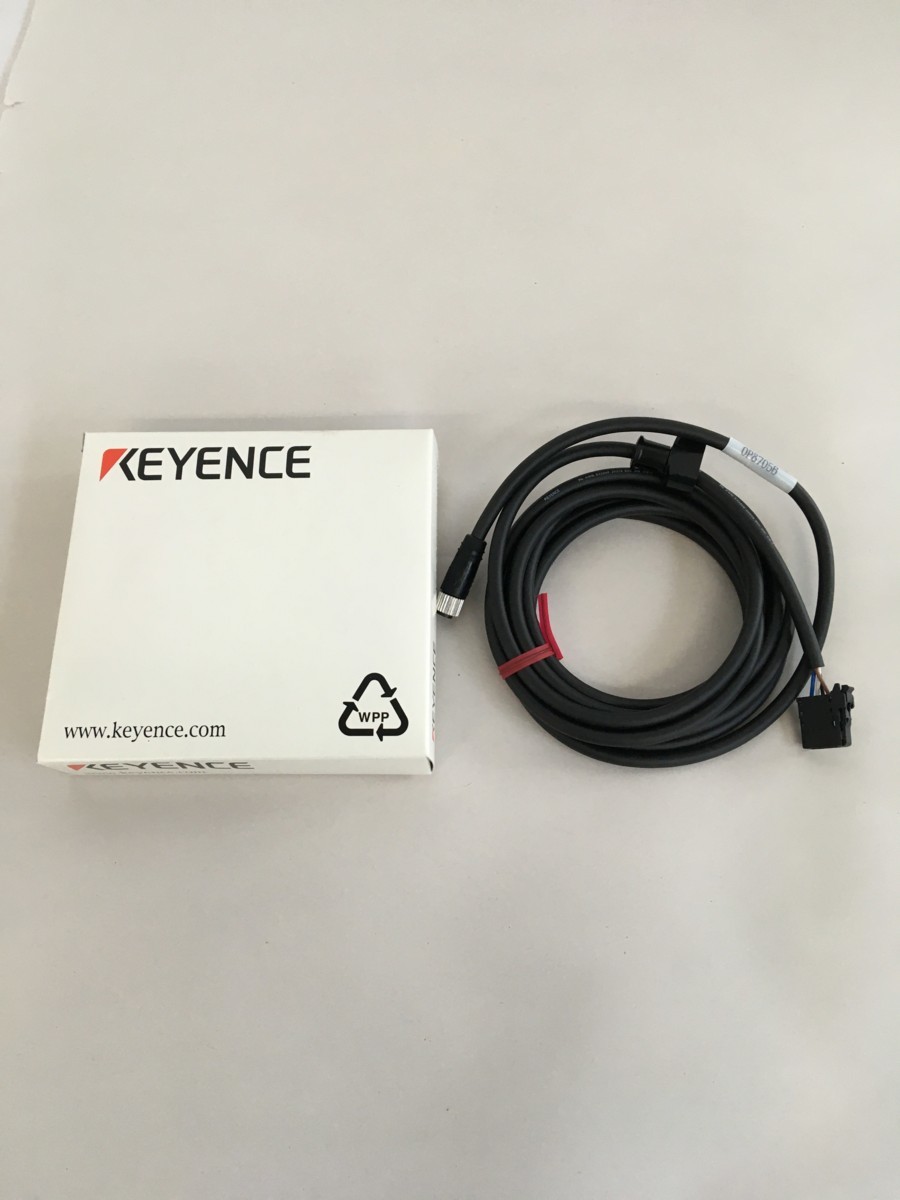 KEYENCE キーエンス CMOSレーザアプリセンサ OP-87056 センサヘッドケーブル 2m / IT57C1RJS6X8 H09 ...