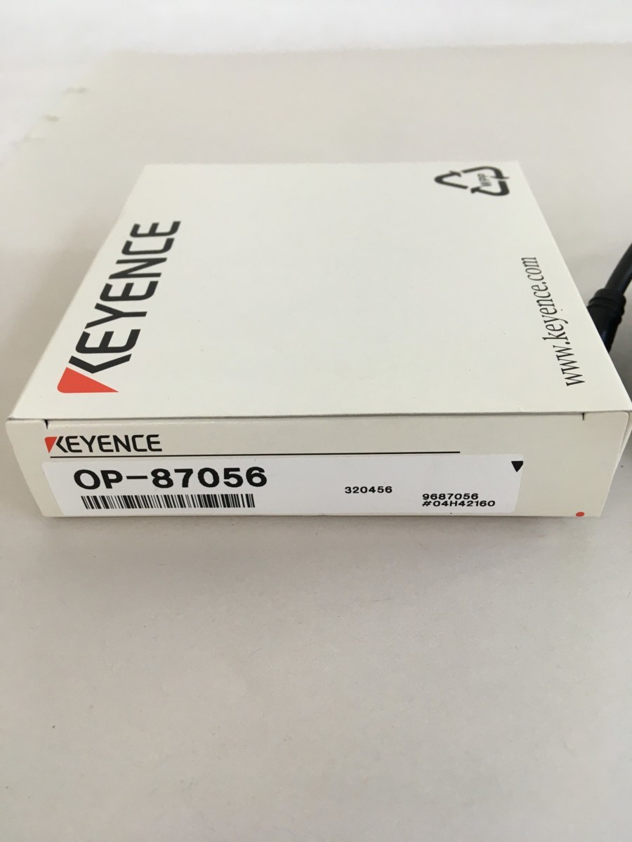 KEYENCE キーエンス CMOSレーザアプリセンサ OP-87056 センサヘッドケーブル 2m / IT57C1RJS6X8 H09 ...