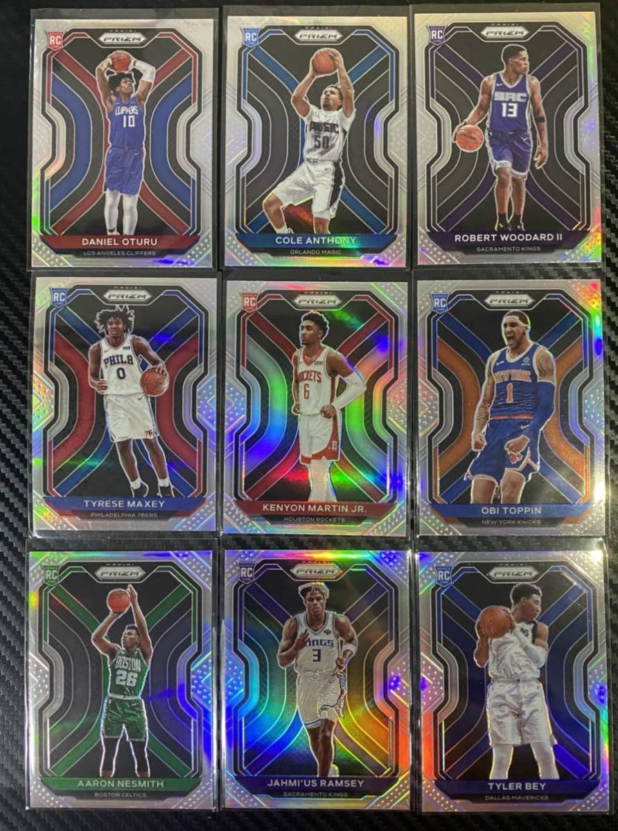 シルバーRC 9枚まとめ売り NBA 2021 Panini Prizm SILVER RC rookie KENYON MARTIN ...