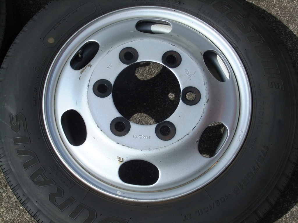 F24 エルフ アトラス MA011 15×5.5J 6H 170 +98 2019年製 DURAVIS 175/75R15 LT 6本 G09(タイヤ・ホイールセット)｜売買された ...