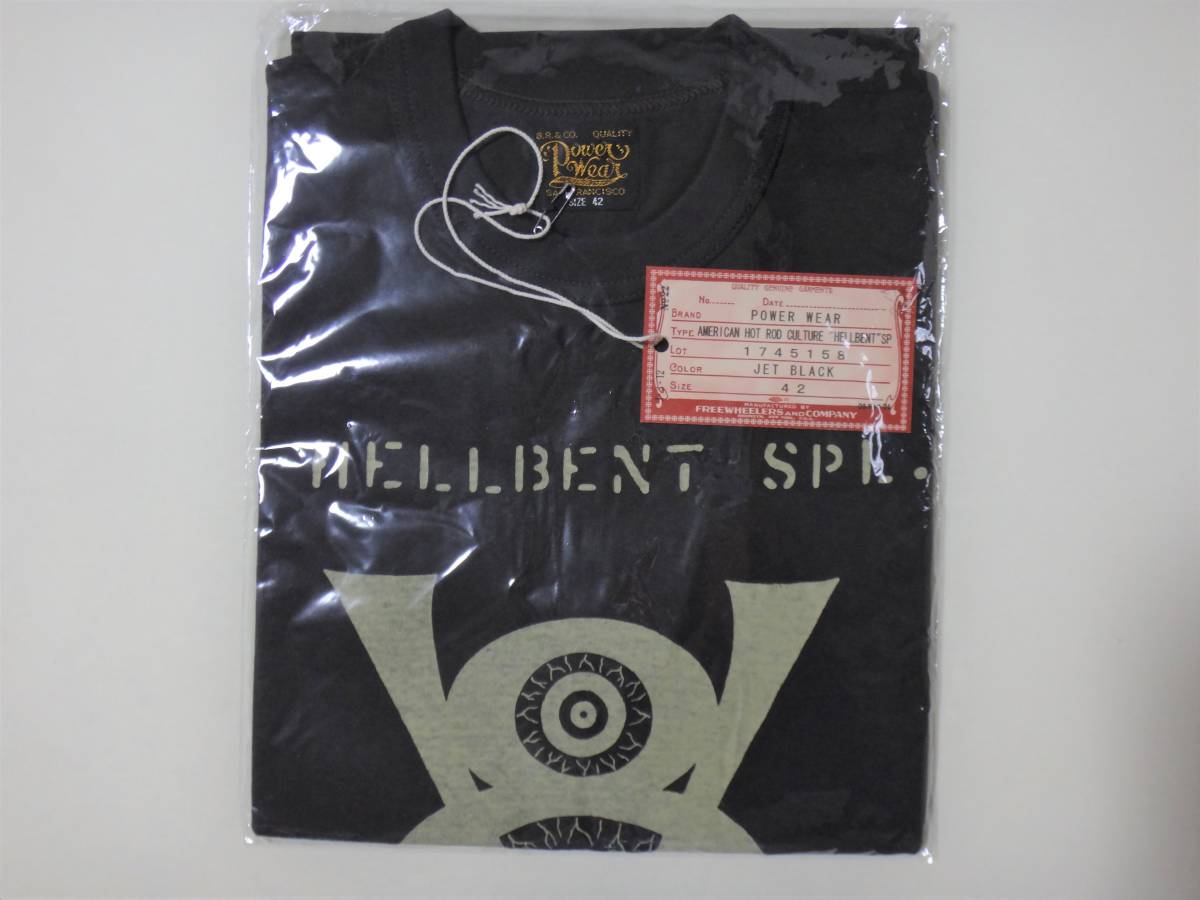 限定 FREEWHEELERS フリーホイーラーズ Tシャツ "HELLBENT” SP ヘルベント スペシャル sizeL JET BLACK ジェットブラック(半袖Tシャツ)｜売買された ...