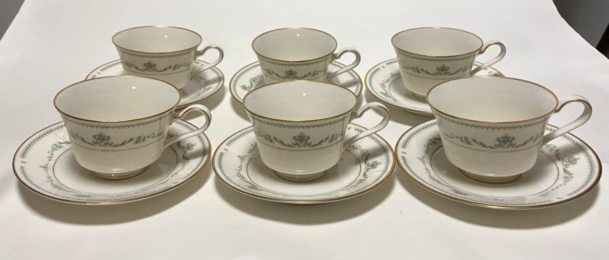 オールドノリタケカップ&ソーサー6客セットIvory China BLAKE SLEY 7554 Noritake 昭和レトロ 品 廃盤 品 ...