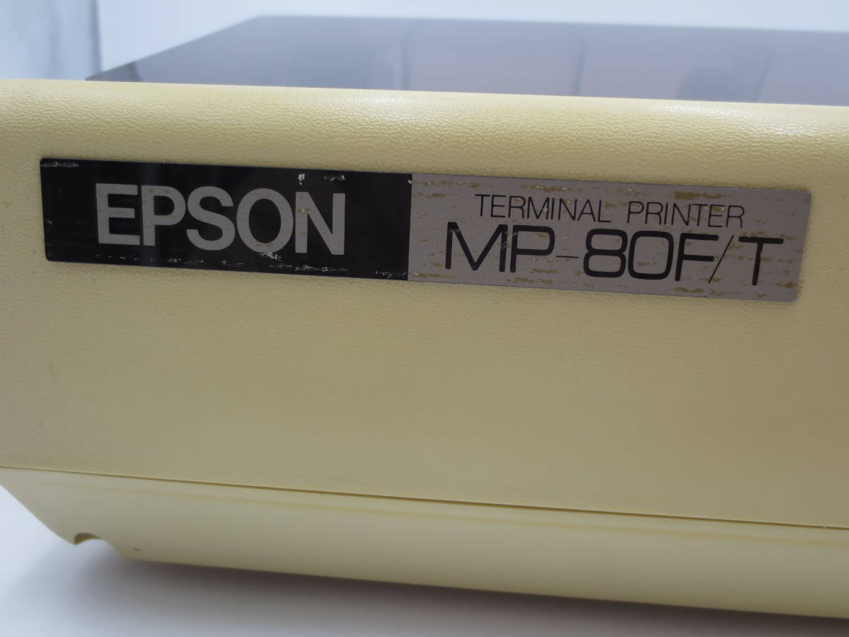 ジャンク EPSON ドットインパクトプリンタ MP-80F/T Terminal Printer PC-8001専用 ROMキット付き ...