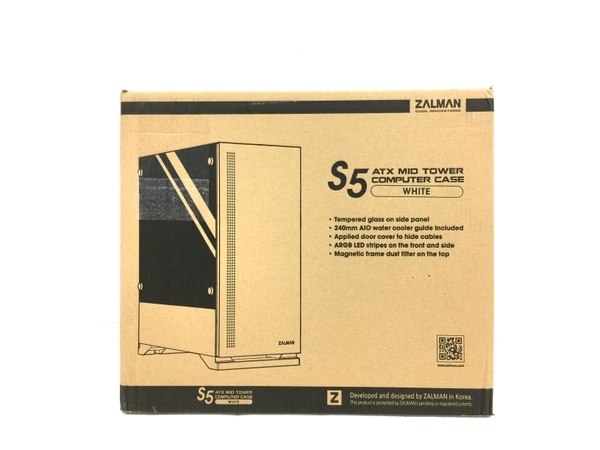 ZALMAN ATX MID TOWER COMPUTER CASE S5 White PCケース O5824741(その他)｜売買された ...