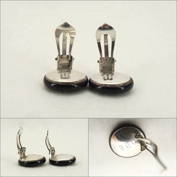 1円 ジョージ ジェンセン 丸型 SV925 イヤリング ブラックBK693(イヤリング、ピアス)｜売買されたオークション情報、yahooの商品情報をアーカイブ公開 - オークファン ...